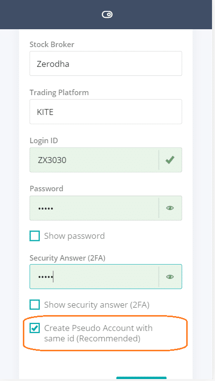 Trading Accounts - AutoTrader Web