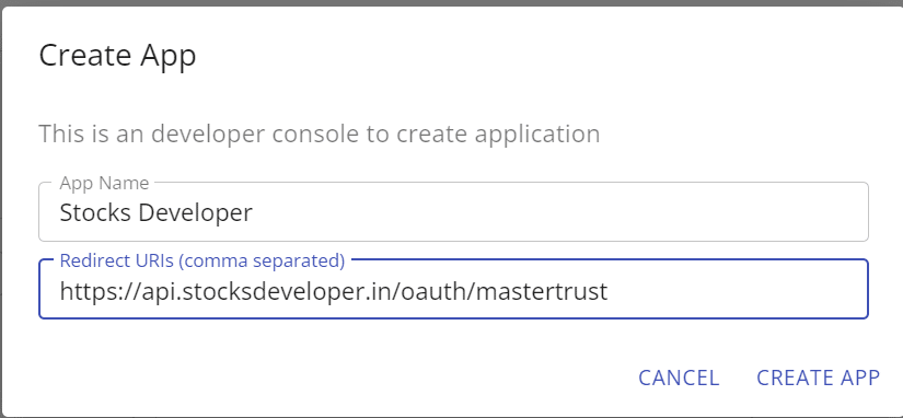 Mastertrust - Stocks Developer
