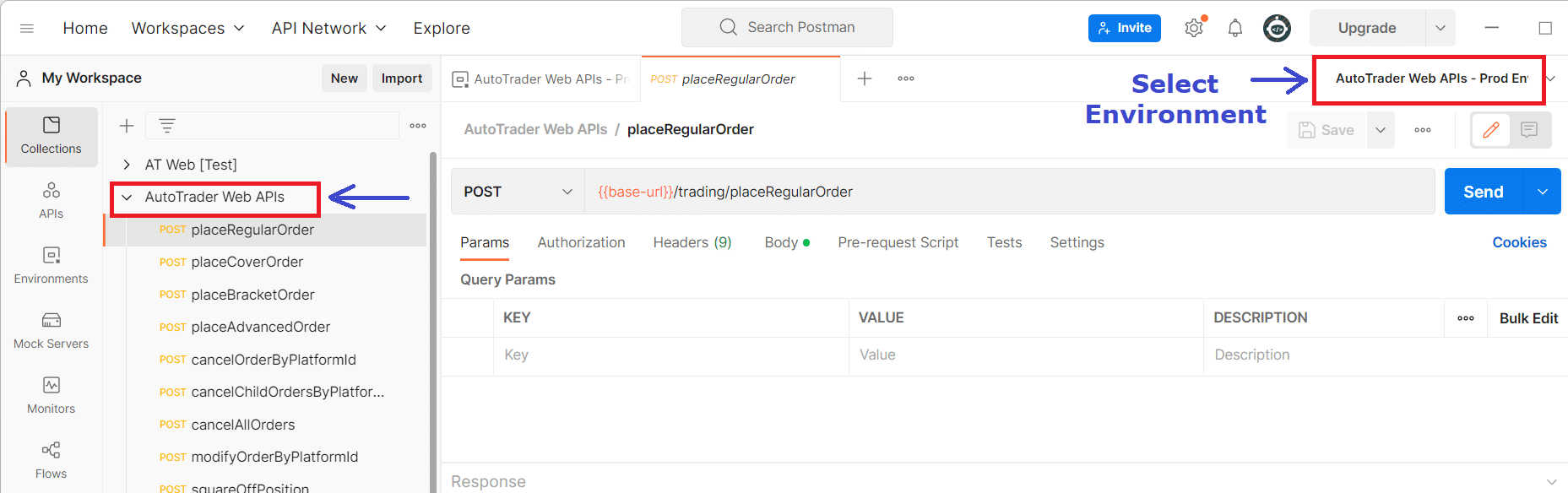 Postman API for Supports leading Indian Stock Brokers