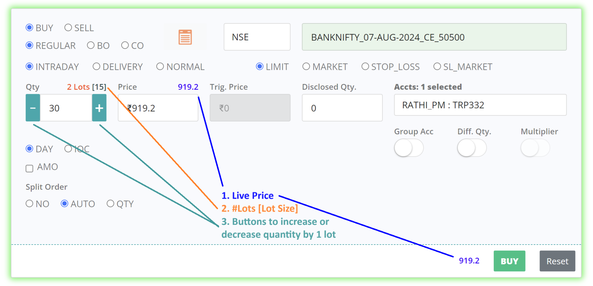Trade into Multiple Trading Accounts - AutoTrader Web